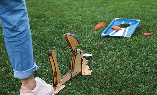 Eureka Crate Cornhole Catapult Crate