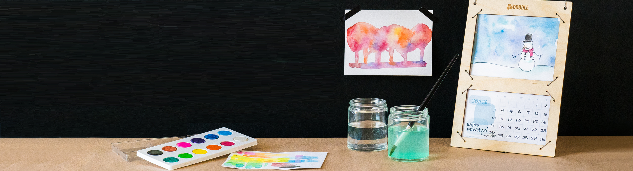 Doodle Crate Watercolor Crate